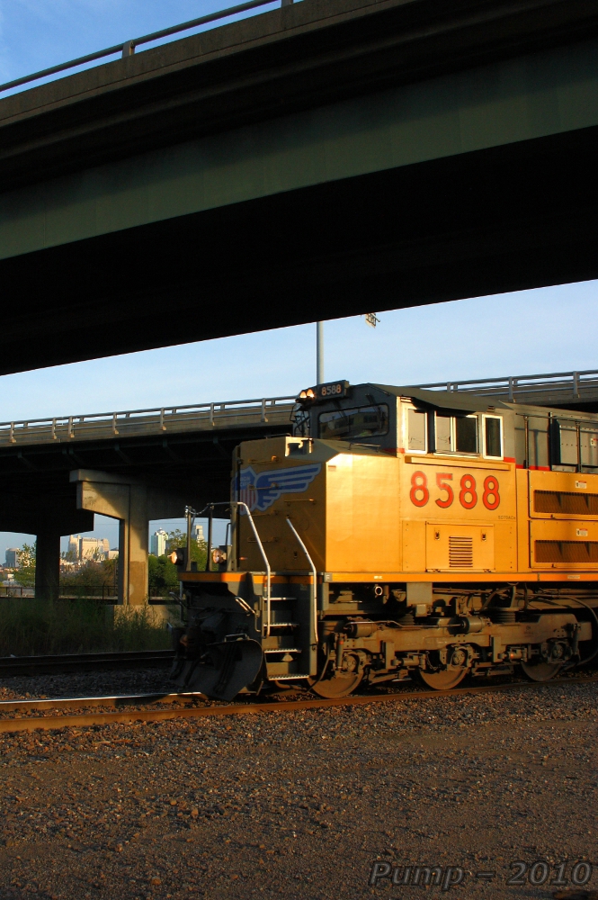 Northbound UP Work Train